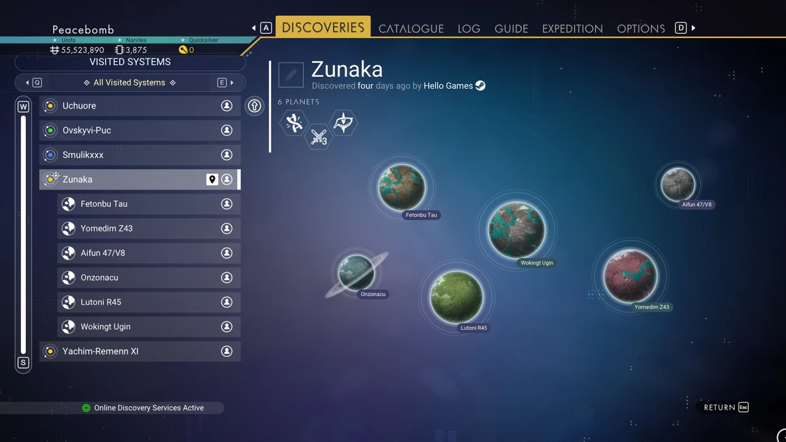 Zunaka (The Arm of Josirigu) - No Man's Sky Wiki