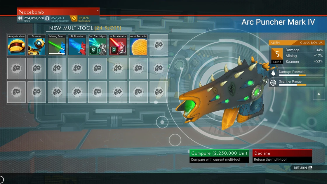 Arc Puncher Mark IV - No Man's Sky Wiki
