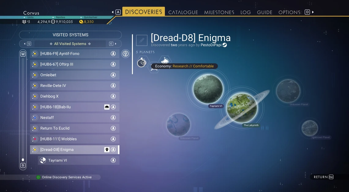 Dread-D8 Enigma - No Man's Sky Wiki