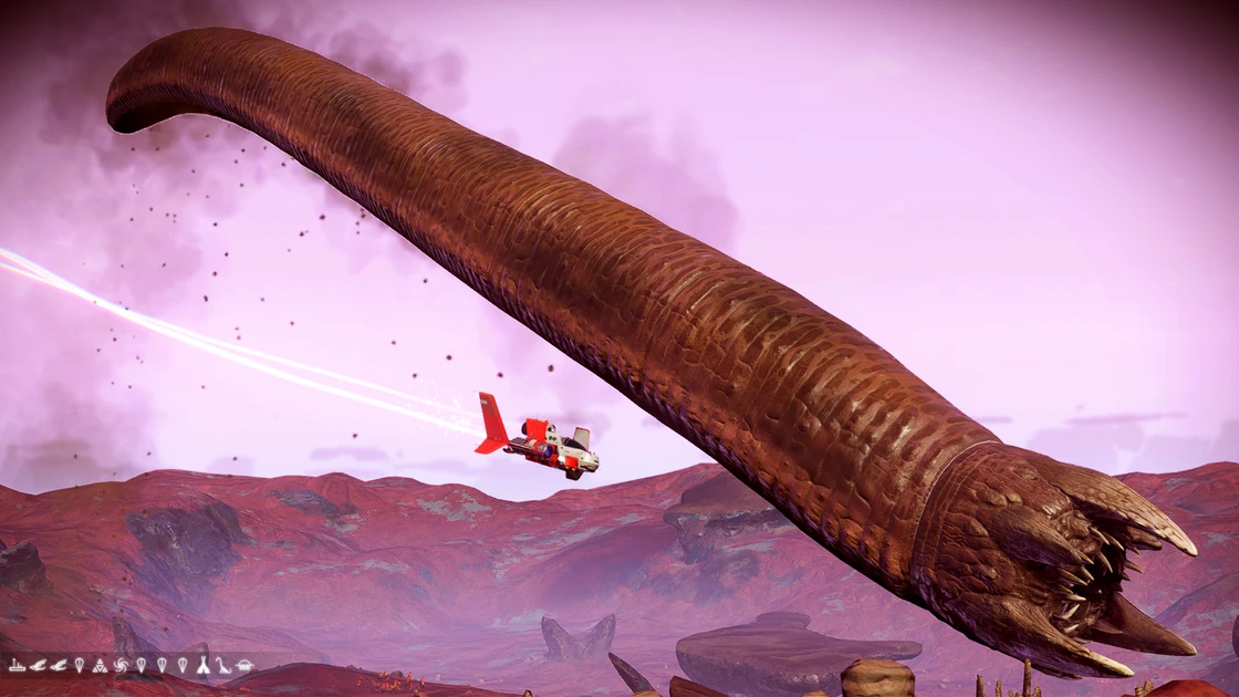 Immortal Worm Fire Down Below - No Man's Sky Wiki