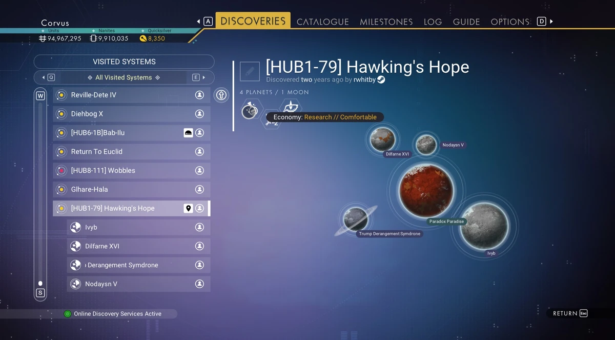HUB1-79 Hawking's Hope - No Man's Sky Wiki