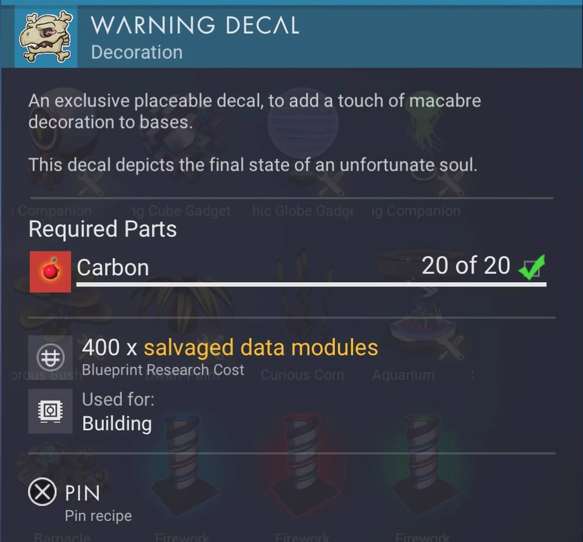 Warning Decal - No Man's Sky Wiki