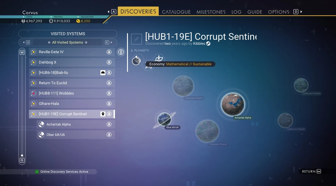 HUB1-19E Corrupt Sentinel (PC) - No Man's Sky Wiki