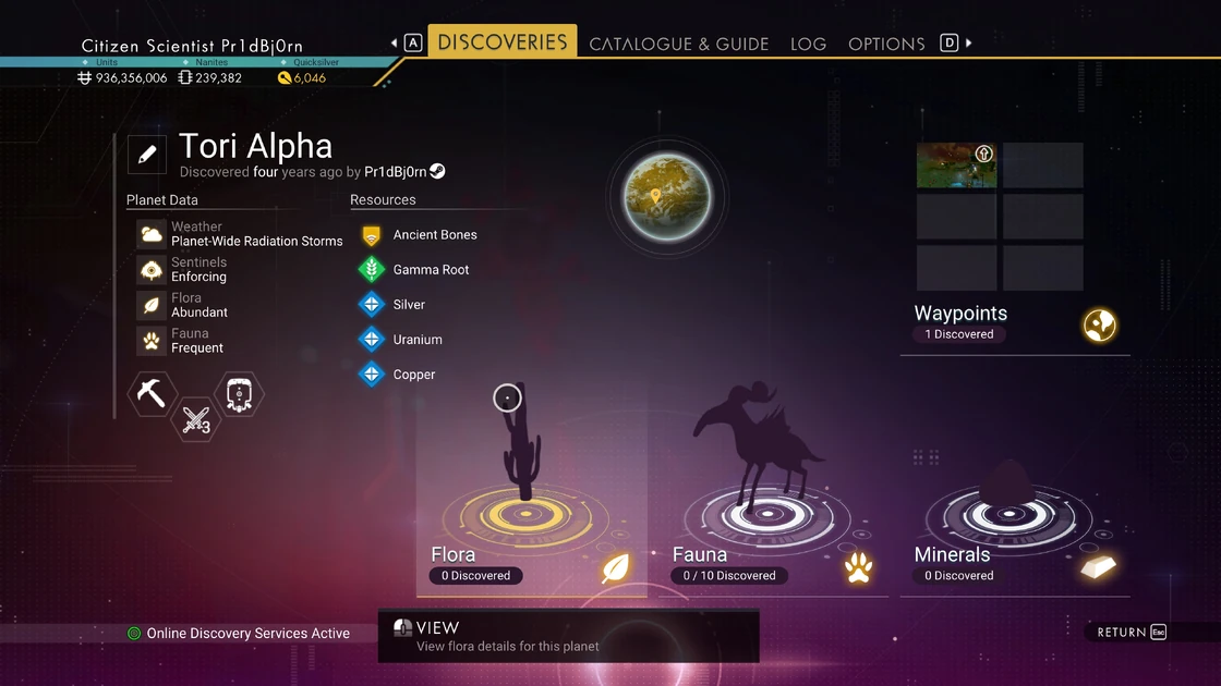 Tori Alpha - No Man's Sky Wiki