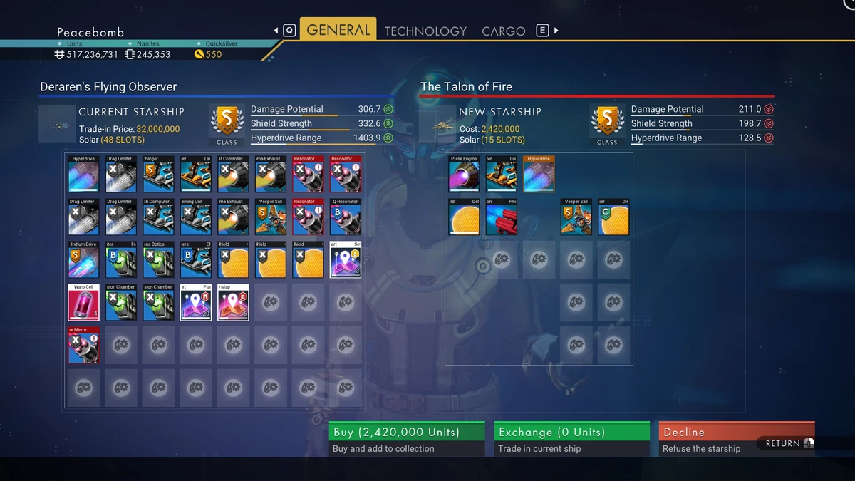 The Talon of Fire (Aksutota) - No Man's Sky Wiki