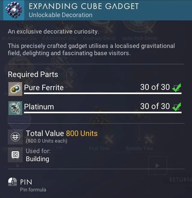 Expanding Cube Gadget - No Man's Sky Wiki