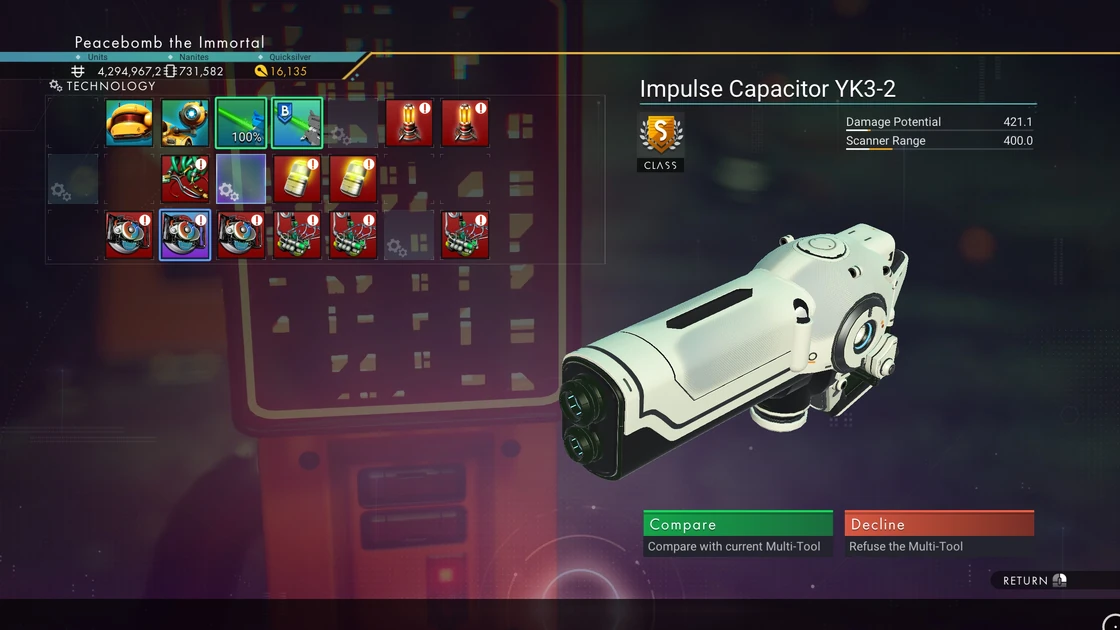 Impulse Capacitor YK3-2 - No Man's Sky Wiki