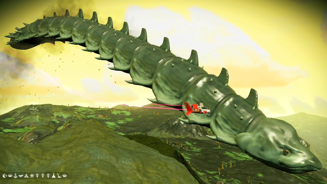 Immortal Worm Aroldbu Alpha - No Man's Sky Wiki