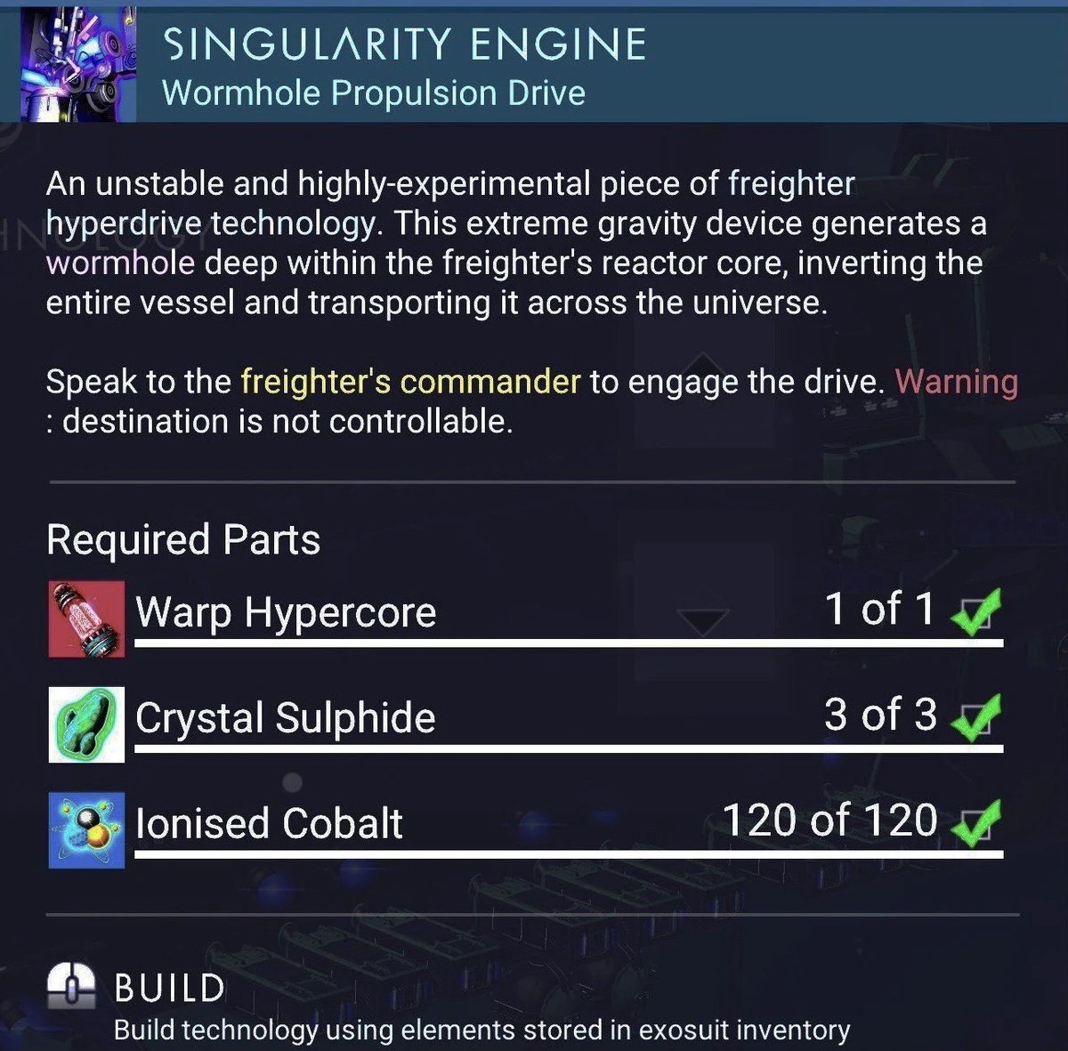 Singularity Engine - No Man's Sky Wiki