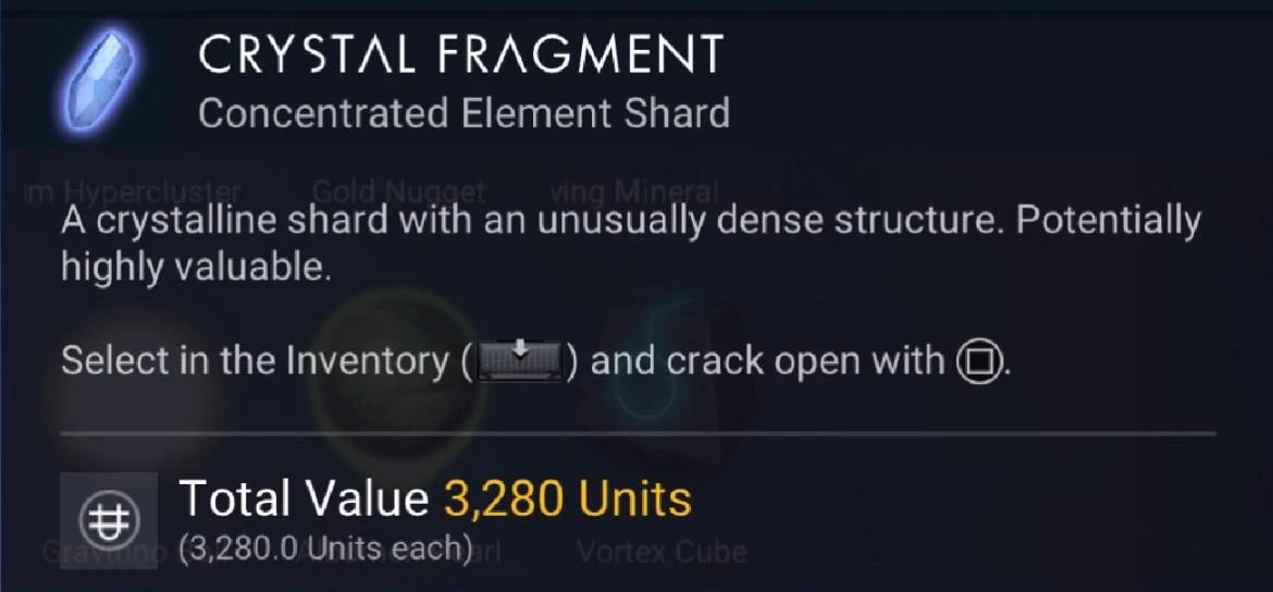 Crystal Fragment - No Man's Sky Wiki