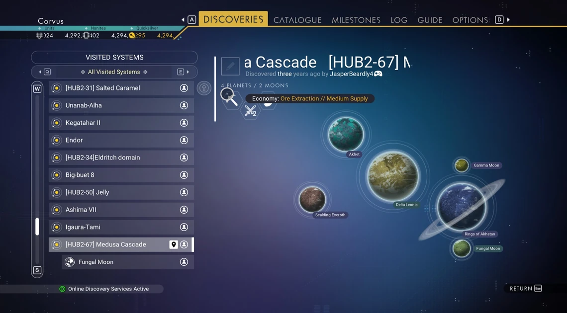 HUB2-67 Medusa Cascade - No Man's Sky Wiki