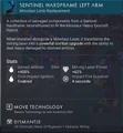 Hardframe Left Arm - No Man's Sky Wiki
