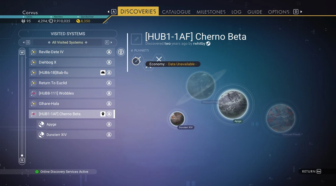 HUB1-1AF Cherno Beta (PC) - No Man's Sky Wiki