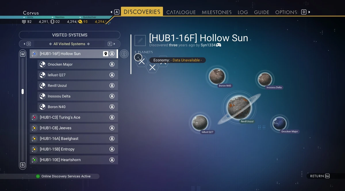 HUB1-16F Hollow Sun - No Man's Sky Wiki