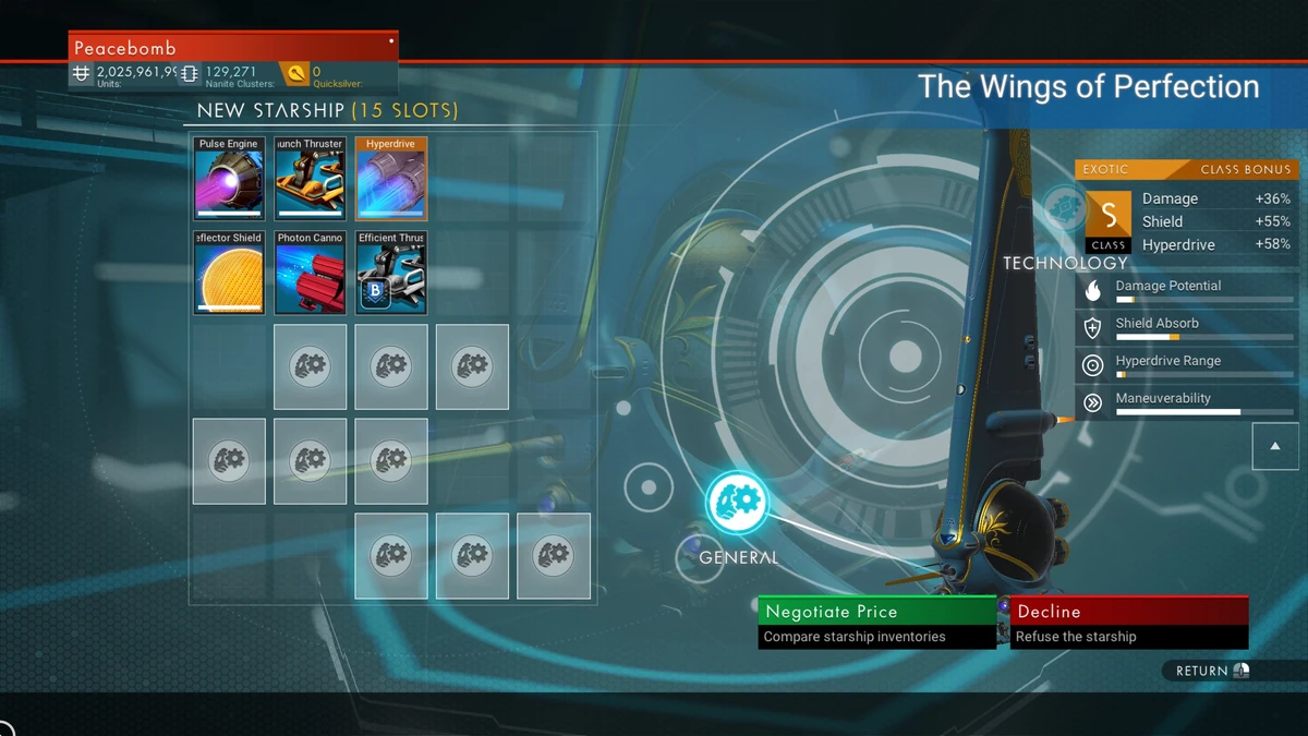 The Wings of Perfection - No Man's Sky Wiki