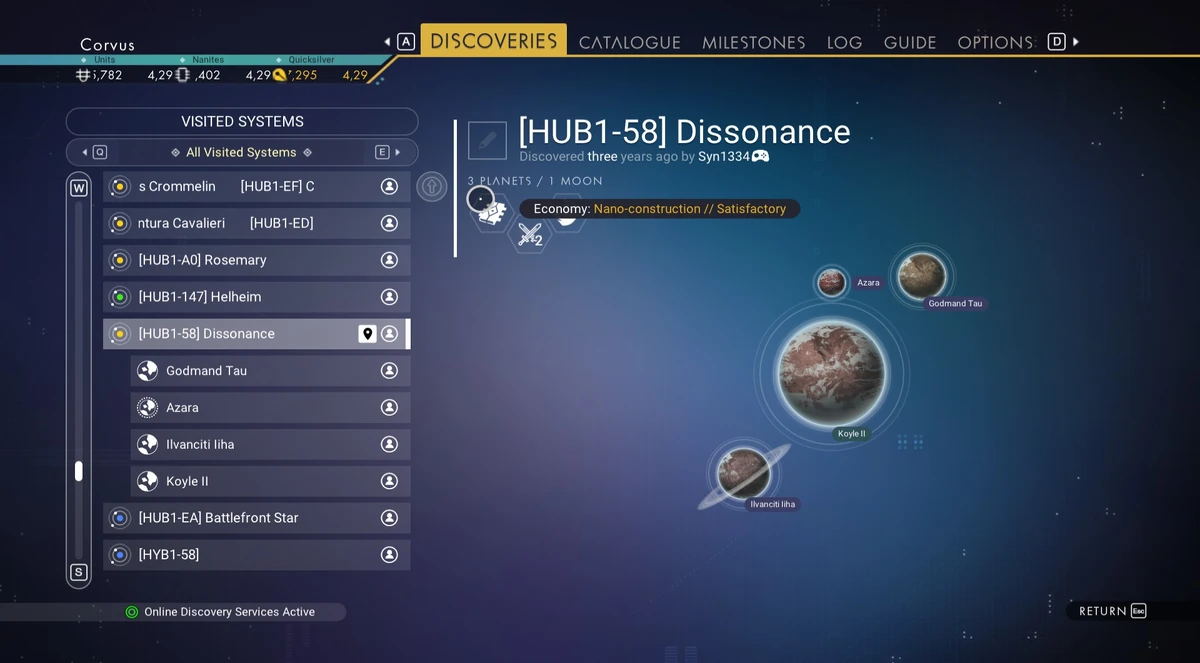 HUB1-58 Dissonance - No Man's Sky Wiki