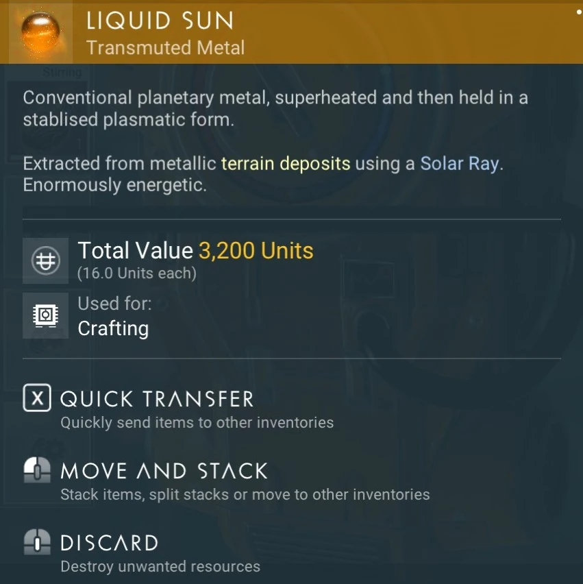 Sol liquido - No Man's Sky Wiki