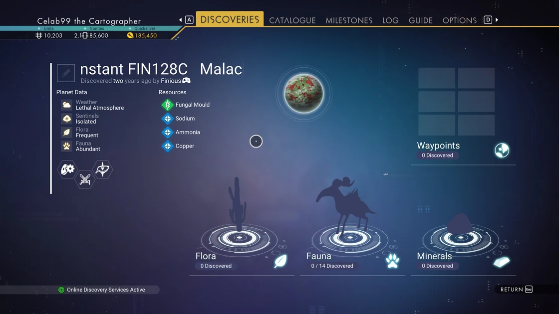Malachi Constant FIN128C - No Man's Sky Wiki