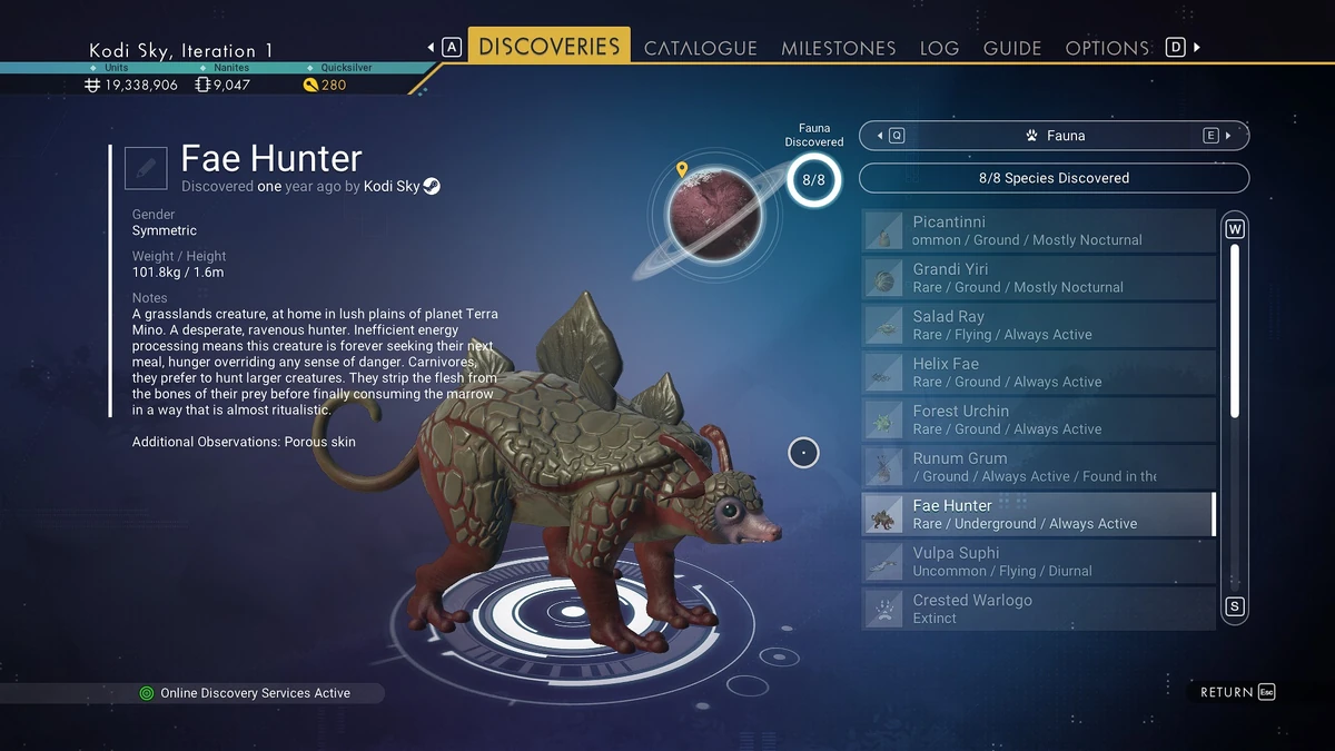 Fae Hunter - No Man's Sky Wiki