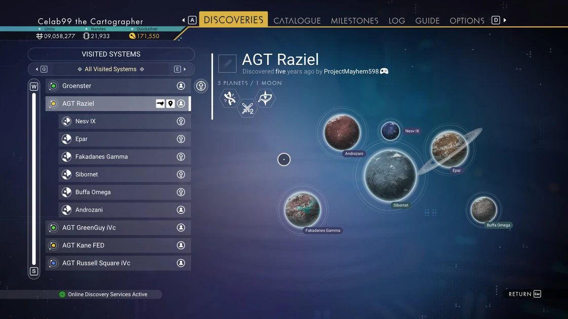AGT Raziel (Cravis) - No Man's Sky Wiki