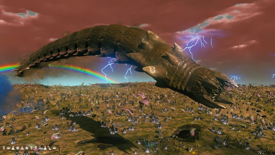 Immortal Worm Oteu - No Man's Sky Wiki