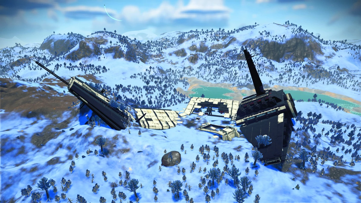 Crashed Freighter - No Man's Sky Wiki