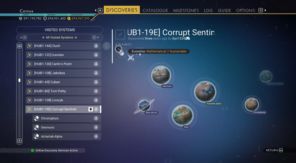 HUB1-19E Corrupt Sentinel - No Man's Sky Wiki