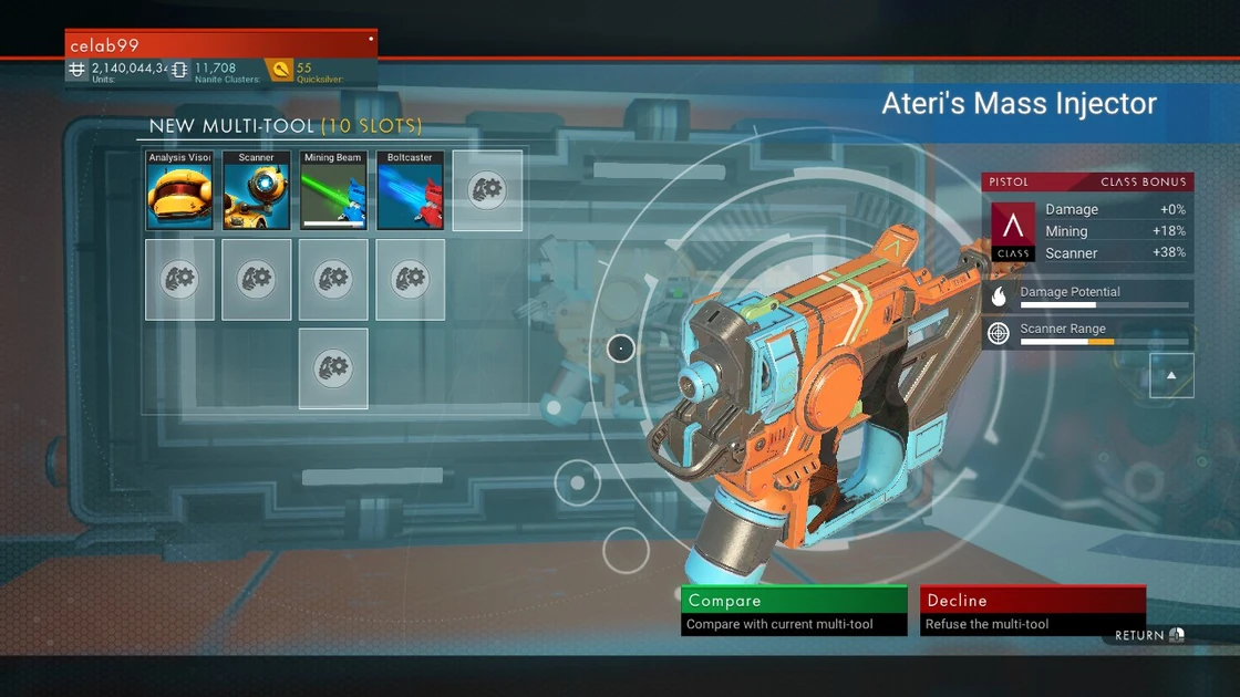 Ateris Mass Injector - No Man's Sky Wiki