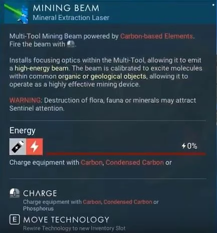Mining Beam - No Man's Sky Wiki