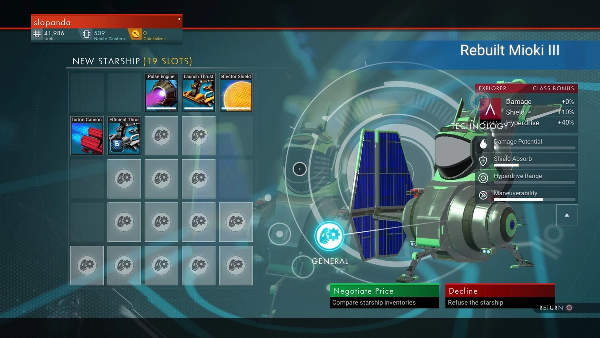 Rebuilt Mioki III - No Man's Sky Wiki