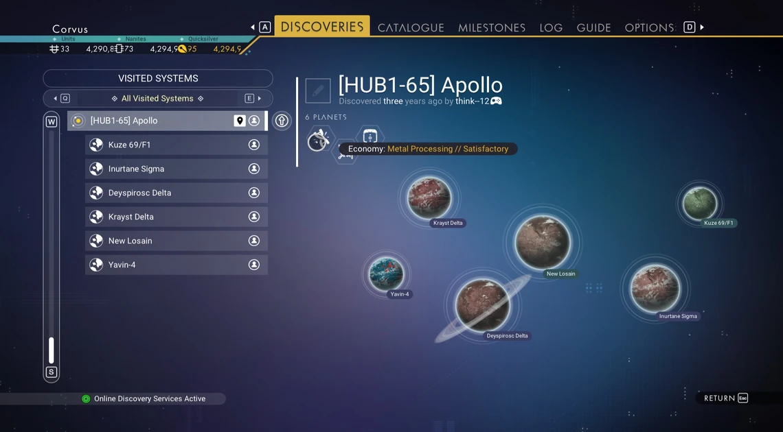 HUB1-65 Apollo - No Man's Sky Wiki