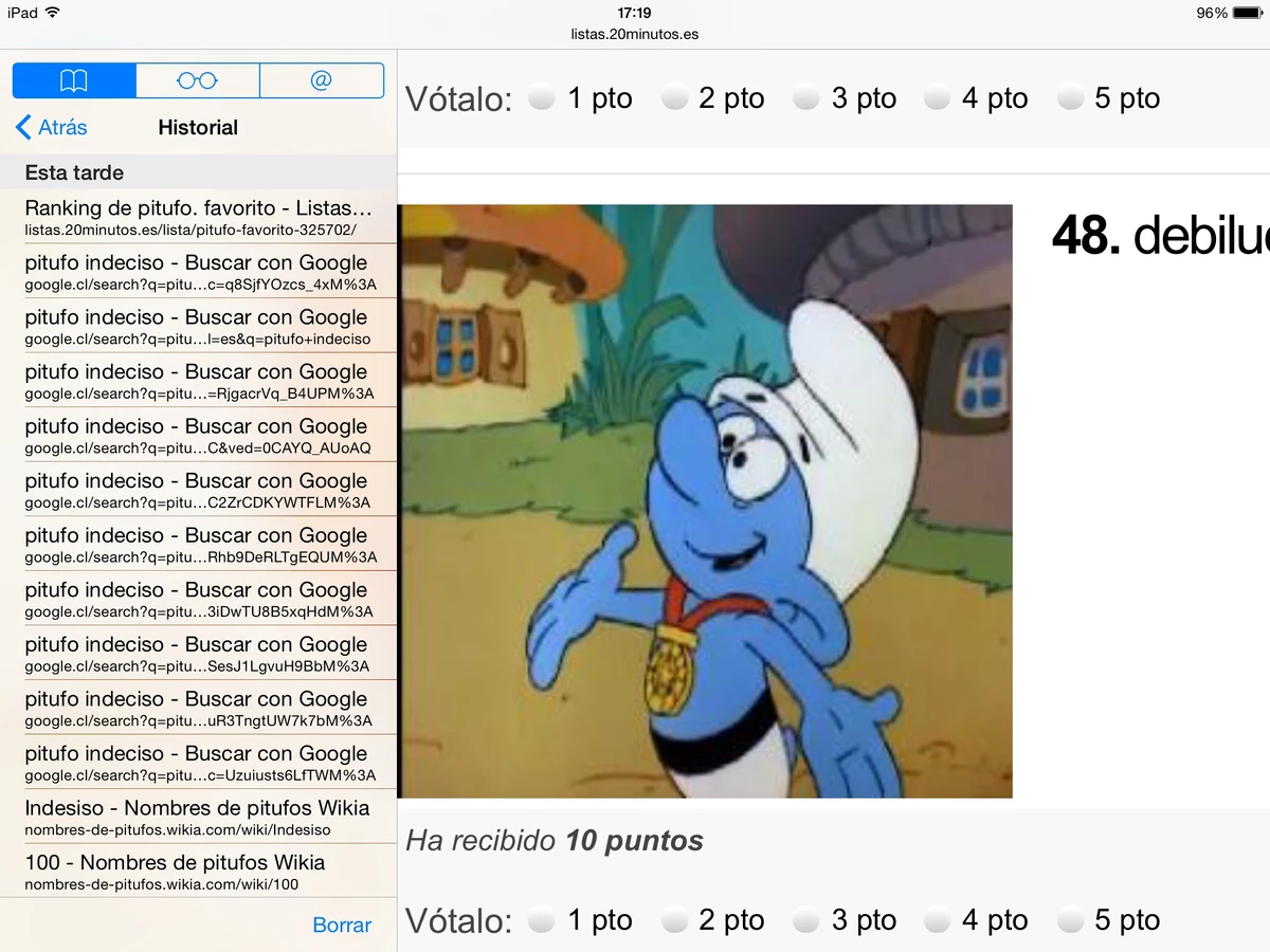 Debilucho | Nombres de pitufos Wikia | Fandom