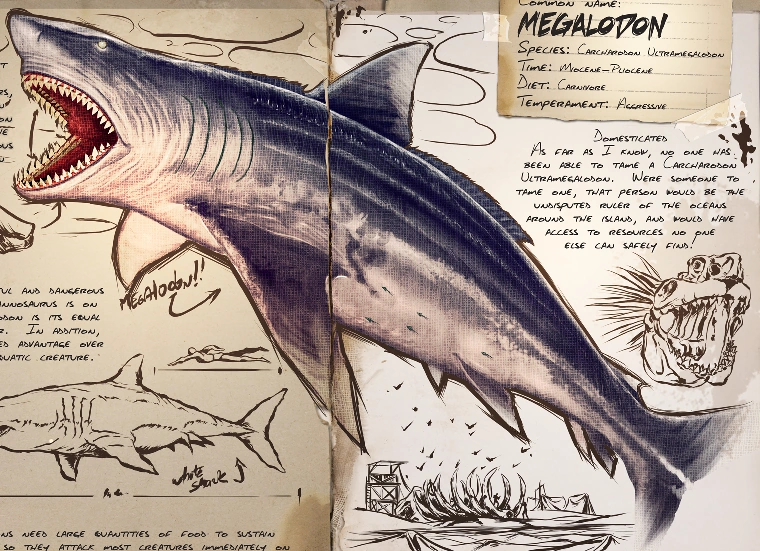 Megalodon (ARK) | Non-alien Creatures Wiki | Fandom