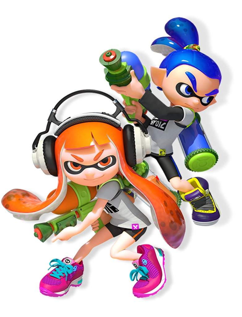 Splatoon Inklings Having Animated Telegraph 