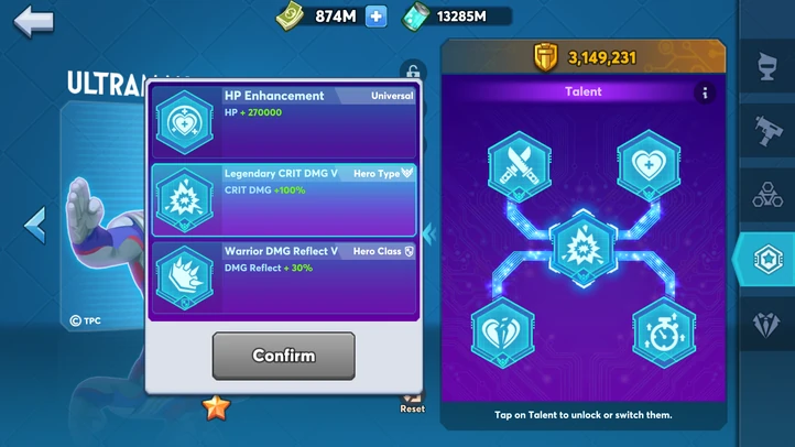 Talent | City Arena: Hero Legends Wiki | Fandom