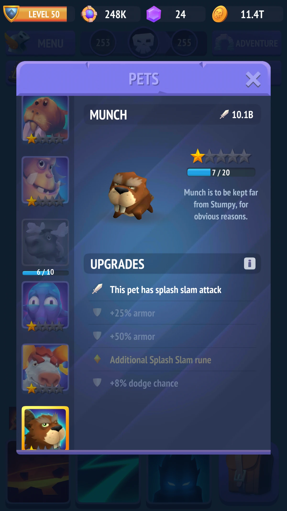 Munch | Nonstop Knight Wikia | Fandom