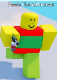 Noob Flamethrower | Noob Army Tycoon Wiki | Fandom