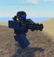 Special Forces Minigunner | Noob Army Tycoon Wiki | Fandom
