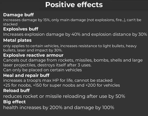 Positive Effects | Noob Army Tycoon Wiki | Fandom