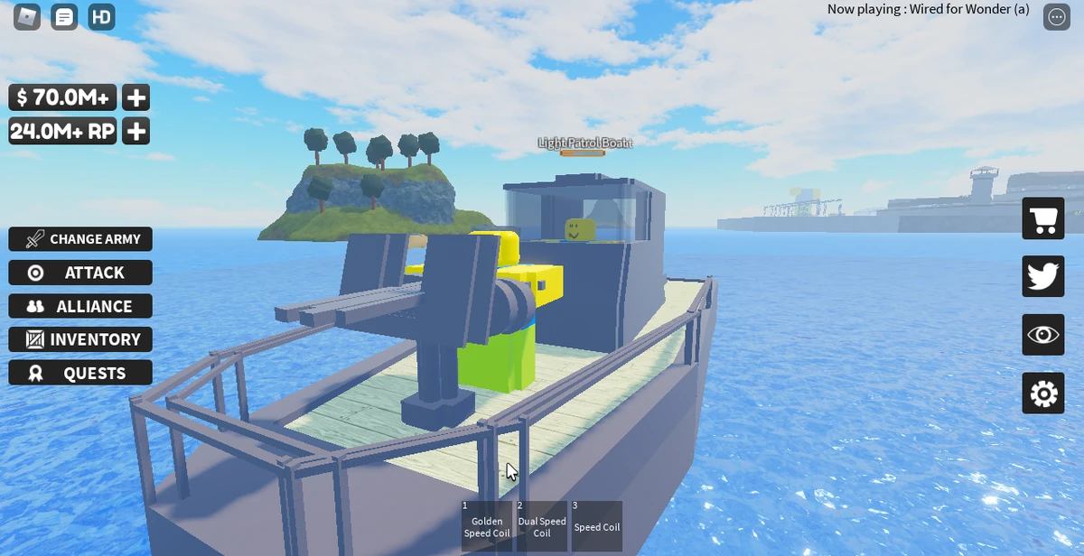 Light Patrol Boat | Noob Army Tycoon Wiki | Fandom