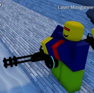 Laser Minigunner | Noob Army Tycoon Wiki | Fandom