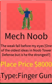 Mecha noob | Noob Tower Defence Wiki | Fandom