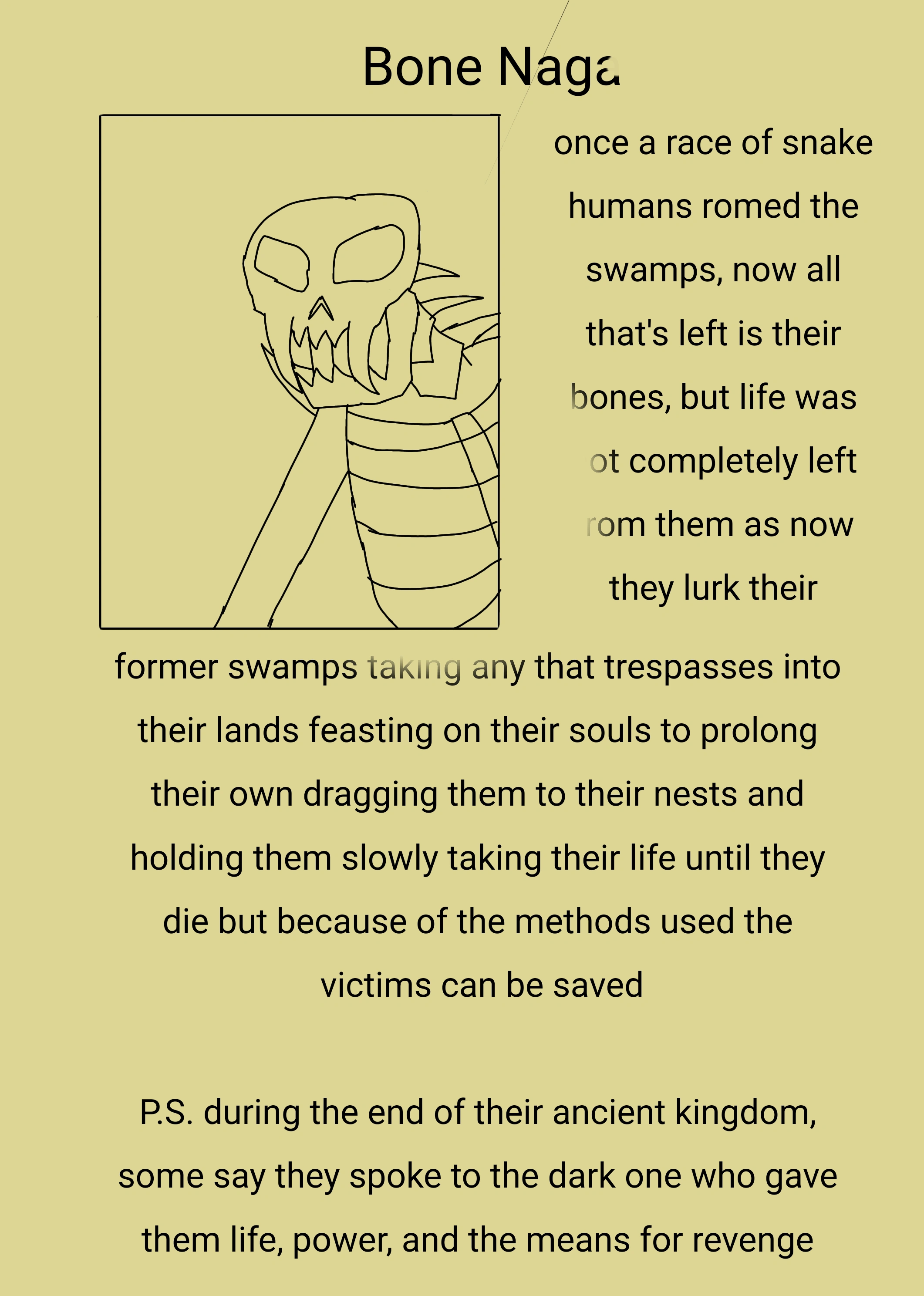 Bone Naga | Noobs Guide to Necromancy Wiki | Fandom