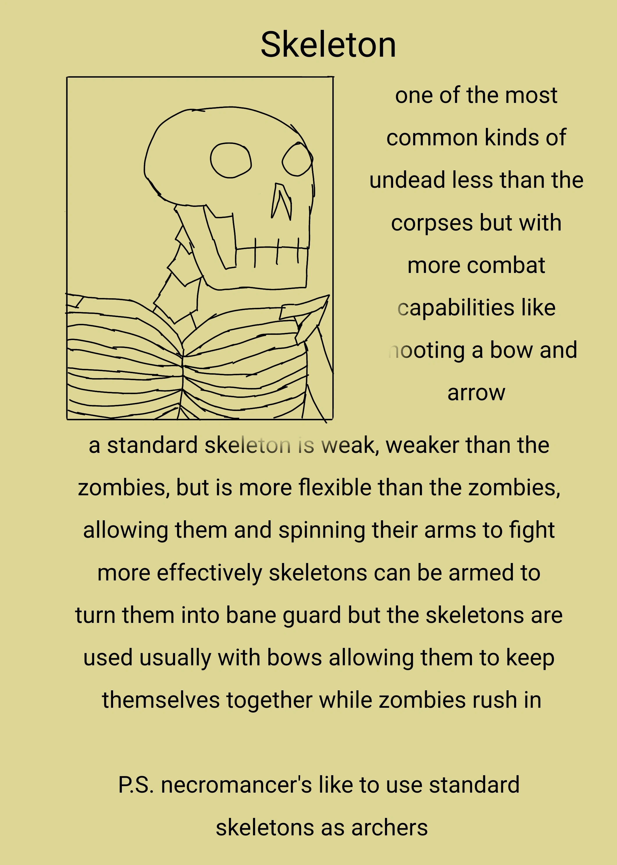 Skeleton | Noobs Guide to Necromancy Wiki | Fandom