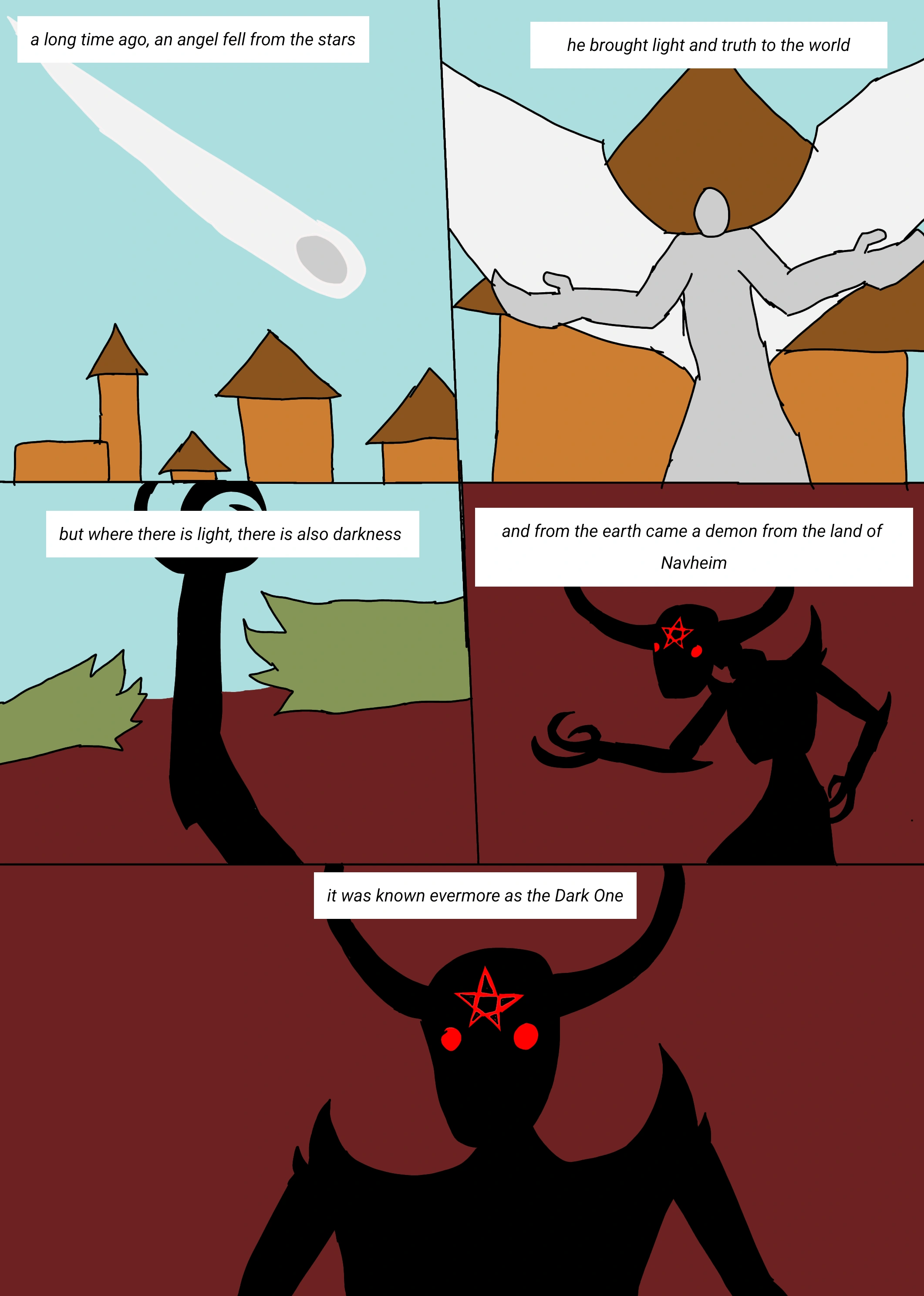 The Story of The Angel and The Dark One (episode) | Noobs Guide to Necromancy Wiki | Fandom