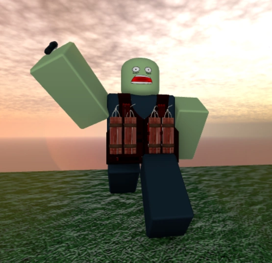Suicide Bomber (Zombie) | Noobs vs zombies Tycoon 2 Wiki | Fandom