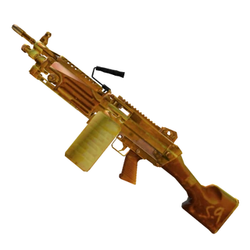 Golden LMG | Noobs vs zombies Tycoon 2 Wiki | Fandom