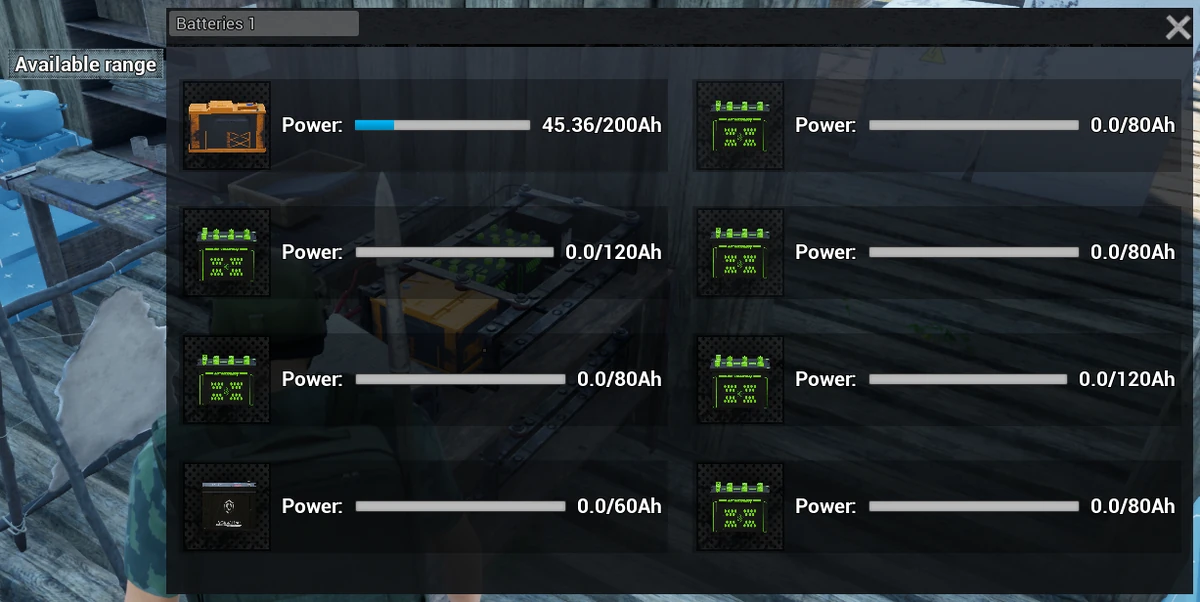 Battery (Table) | Noonesurvived Wiki | Fandom