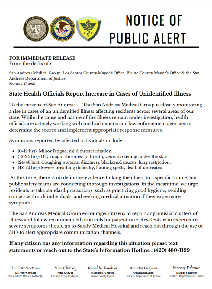 Black vein fever | NoPixel Wiki | Fandom