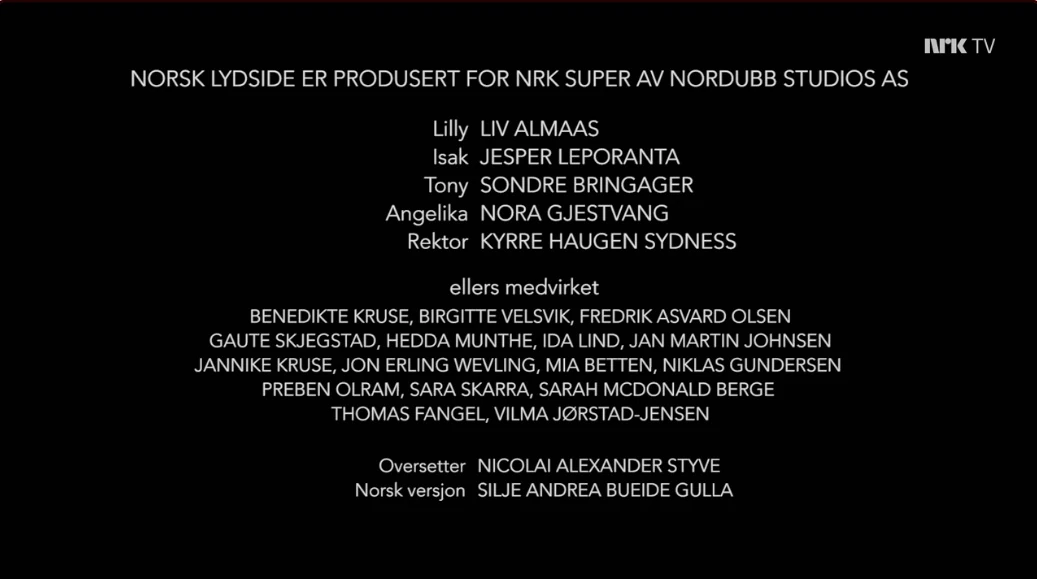 Rektor ser deg (TV-serie) | Norske Dubber Wiki | Fandom